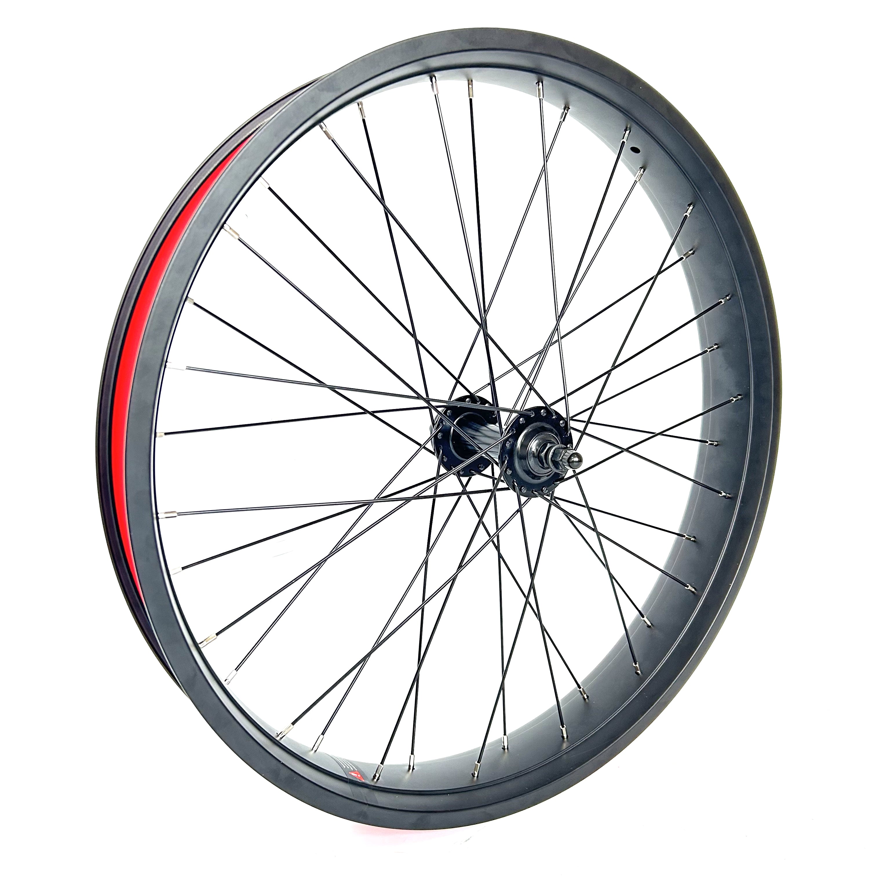 26x4.0 Front Fat Bike Wheel Bolt On Snow Bicycle 26 Inch Double Wall B ...